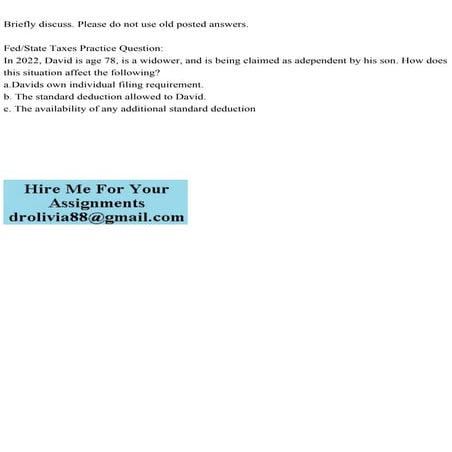 Briefly discuss. Please do not use old posted answers. FedState.pdf