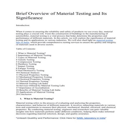 chemical testing | PPTX