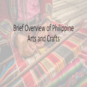 Indigenous crative crafts of ilocos region | PPTX
