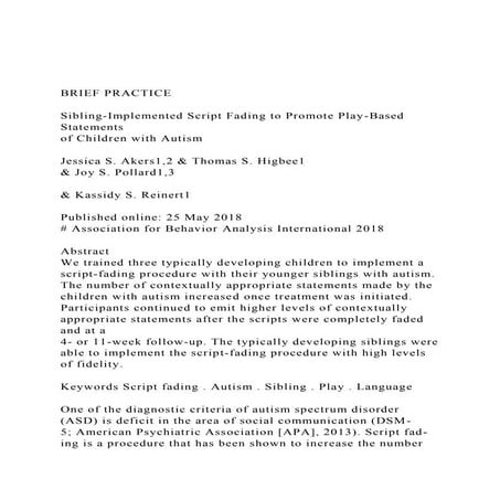 BRIEF PRACTICESibling-Implemented Script Fading to Promote.docx
