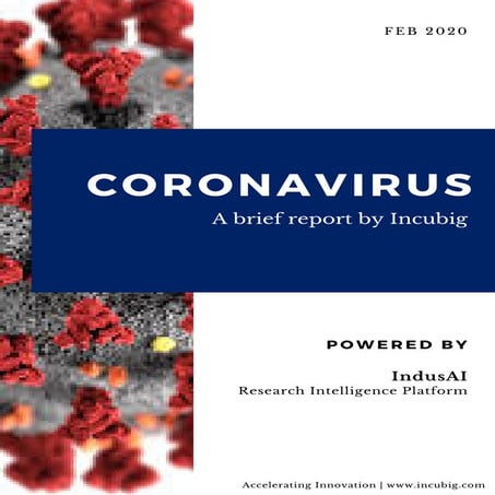 Brief report on coronavirus by incubig | PDF