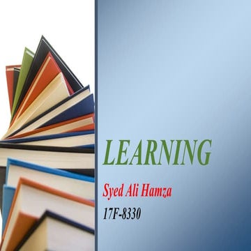 Brief summary of learning in psychology | PPT