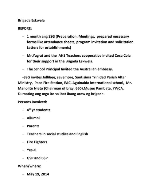 Brigada eskwela | PPTX