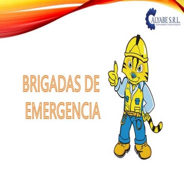 Brigadas de Emergencia para charlas de seguridad , salud en el trabajo ...