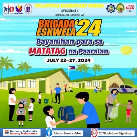 Brigada Eskwela Implementation for school year 2024 | PPTX