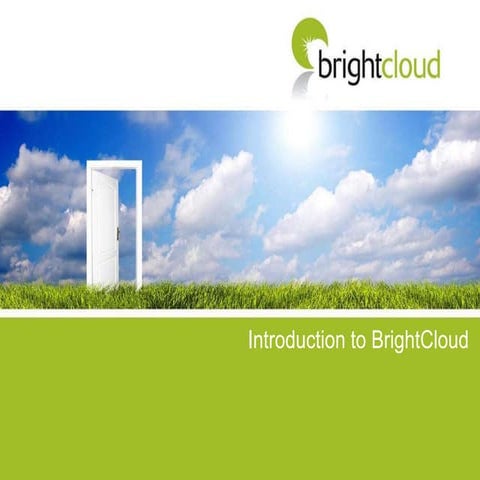 BrightCloud Introduction | PPTX | Cloud Computing | Internet