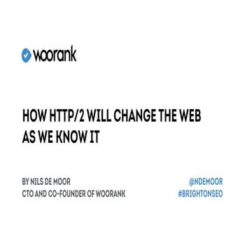 How HTTP/2 will change the web as we know it | PDF