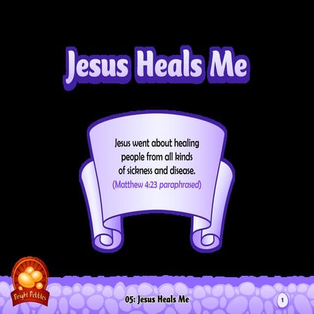 Jesus heals us | PPT