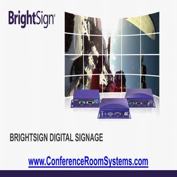BrightSign Digital Signage Products | PPTX