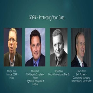 GDPR: Protecting Your Data | PPT
