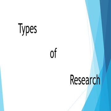 Types Of Research Ppt