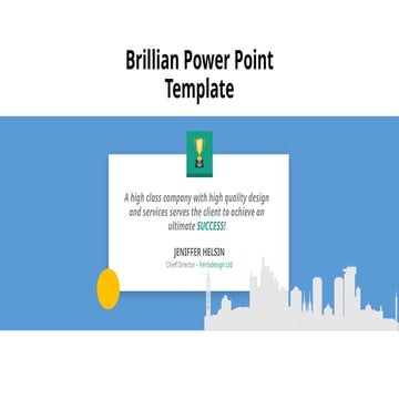 Brillian Presentation Original btemplate | PPTX