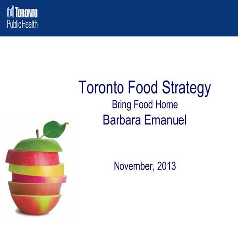 Toronto Food Strategy | PPT