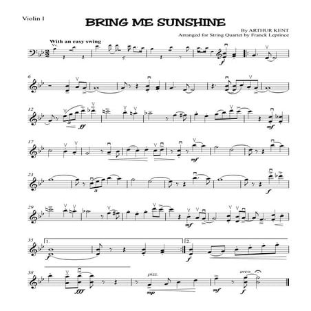 Bring Me Sunshine vln 1 | PDF