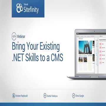 Bring your existing .net skills to a cms | PPT