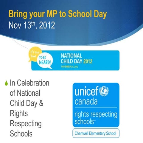 Bring your MP to school presentation | PPTX