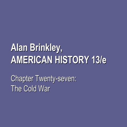 Brinkley13 ppt ch27 | PPT