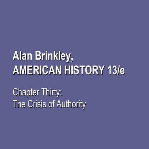 Brinkley13 ppt ch30 | PPT