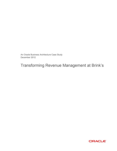 Oracle Revenue Management Cloud Service (RMCS) | PPT