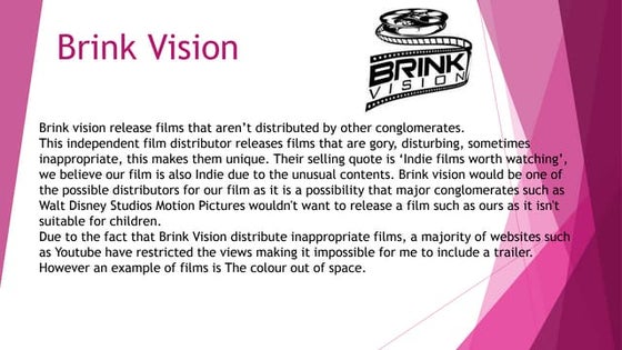Brink vision | PPT