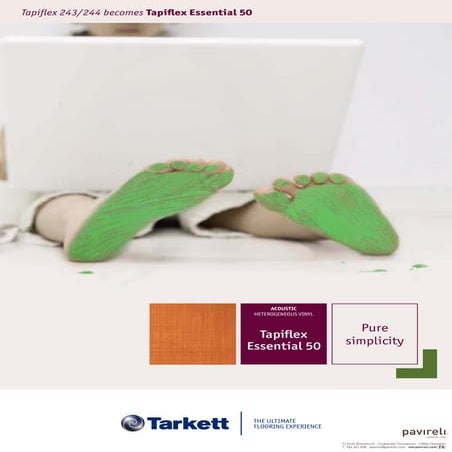 Suelo Pvc Tapiflex_essential 50 Tarkett | PDF