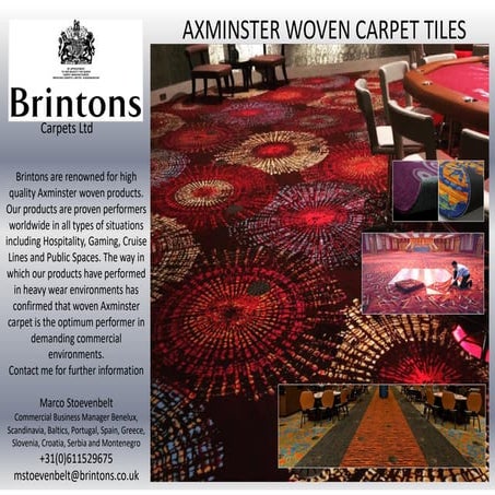 Woven axminster tiles Brintons carpets ltd | PPT