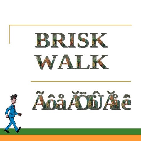 Brisk Walk-การเดินเร็ว | PPS