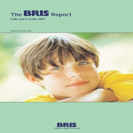 BRIS Report 2001 | PDF | Debated Sensitive Social Issues | Sensitive Topics