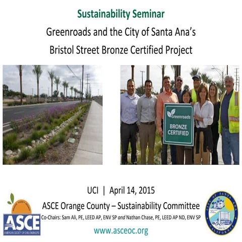 Greenroads & the City of Santa Ana's Bristol Street Bronze-Certified ...