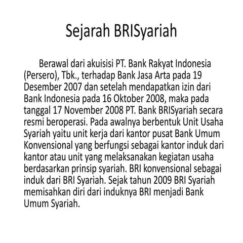 Bri syariah | PPTX