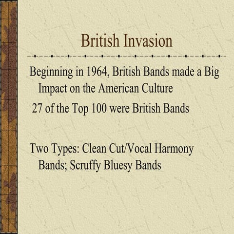 British Bands | PPT