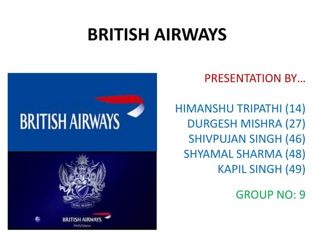 British Airways : Stakeholders Objectives | PPT
