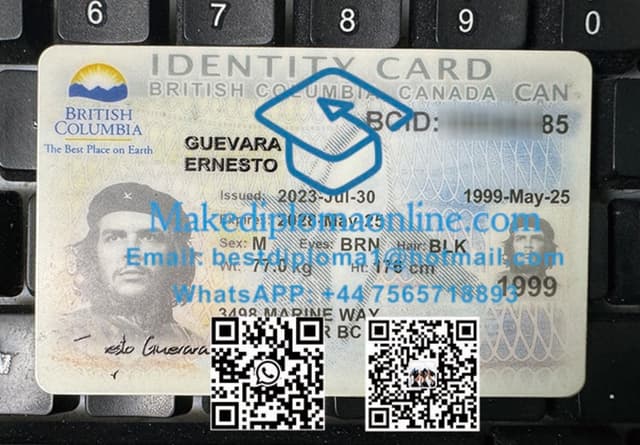 Bcid Card Canada British Columbia Identity Card Buy Canada Identity