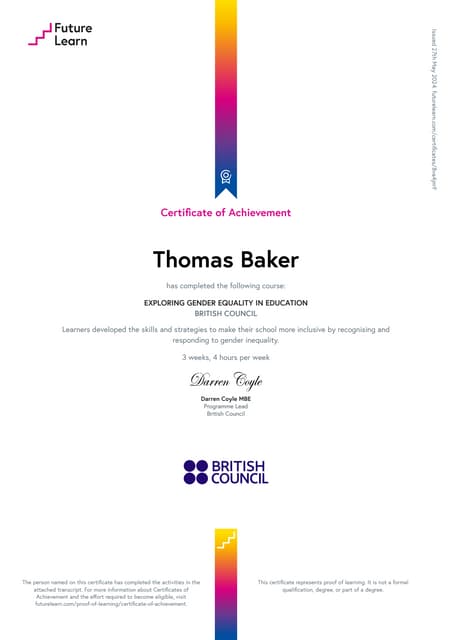 British Council - Exploring Gender Equality In Education | PDF British Council - Exploring Gender Equality In Education | PDF