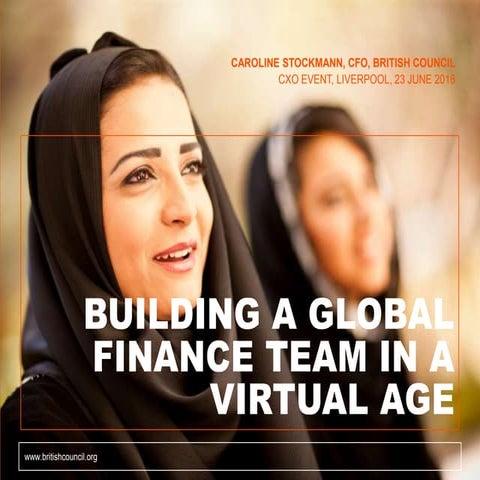 Building a global finance team in a virtual age - Caroline Stockmann ...