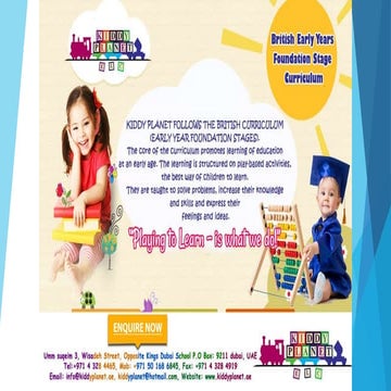 British early years foundation stage curriculum | PPTX