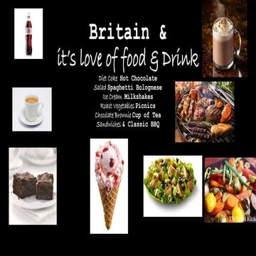 British food and drink presentation | PPTX