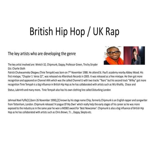 British hip hop | PPT
