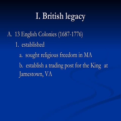 British Legacy | PPT