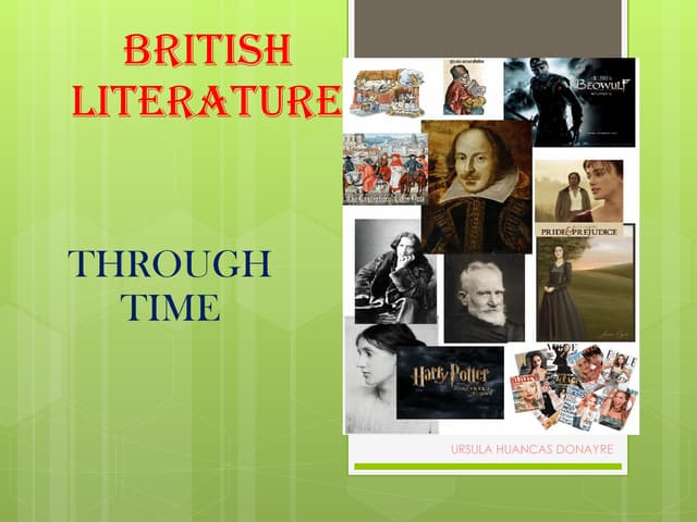 British literature timeline doplněné | PPT