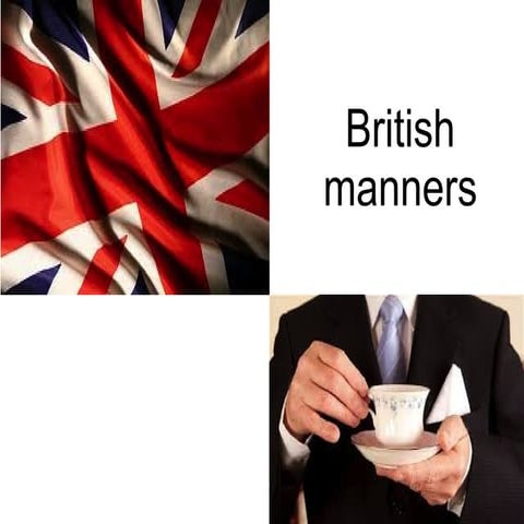 British Manners TEFL/TESOL/ESL | PPT