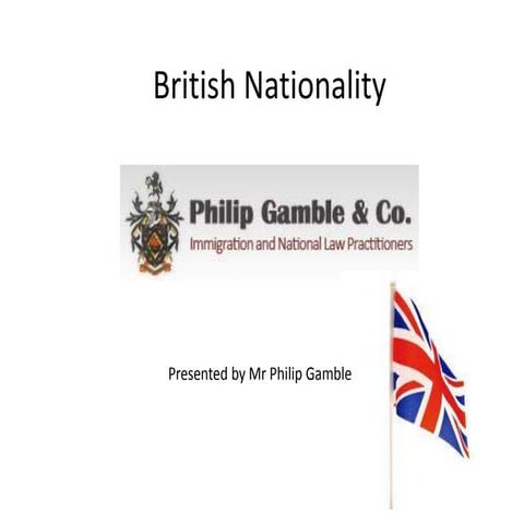 British nationality | PPTX