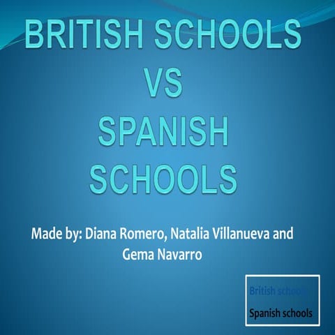 British schools | PPTX