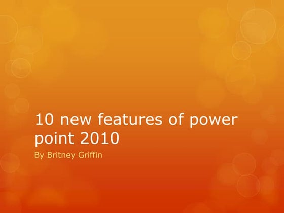 New features in powerpoint 2012 | PPTX