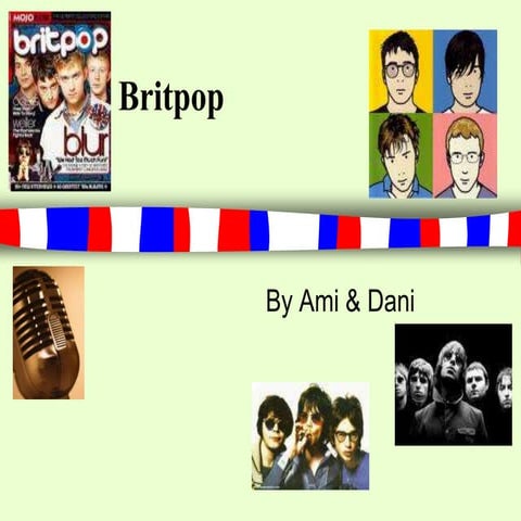 Britpop Powerpoint | PPTX