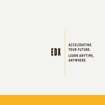 Edx | PPTX