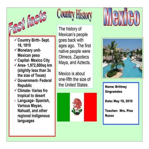 Basic Spanish for a Trip to Mexico | PDF