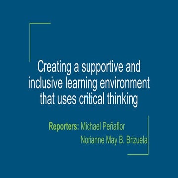 BRIZUELA-Creating-supportive-and-inclusive-learning-environment.pptx