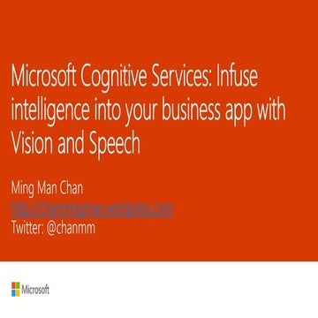 Azure Cognitive Services | PPT