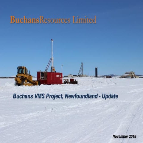 Buchans Resources - Investor Presentation - Buchans Project Update ...